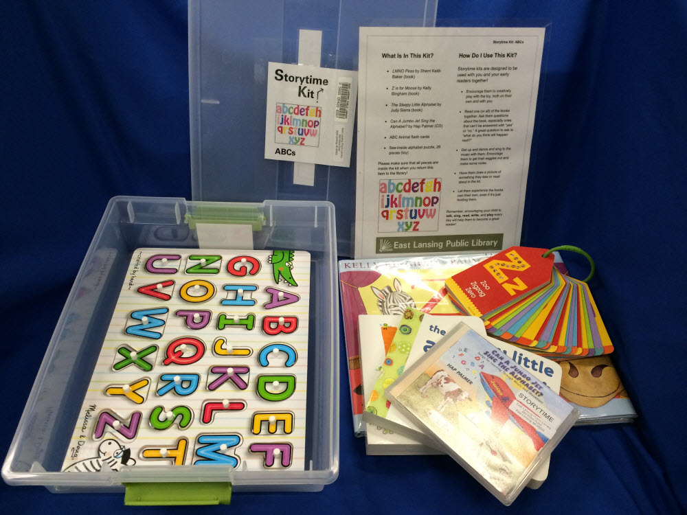Storytime Kits Are Here! | East Lansing Public Library