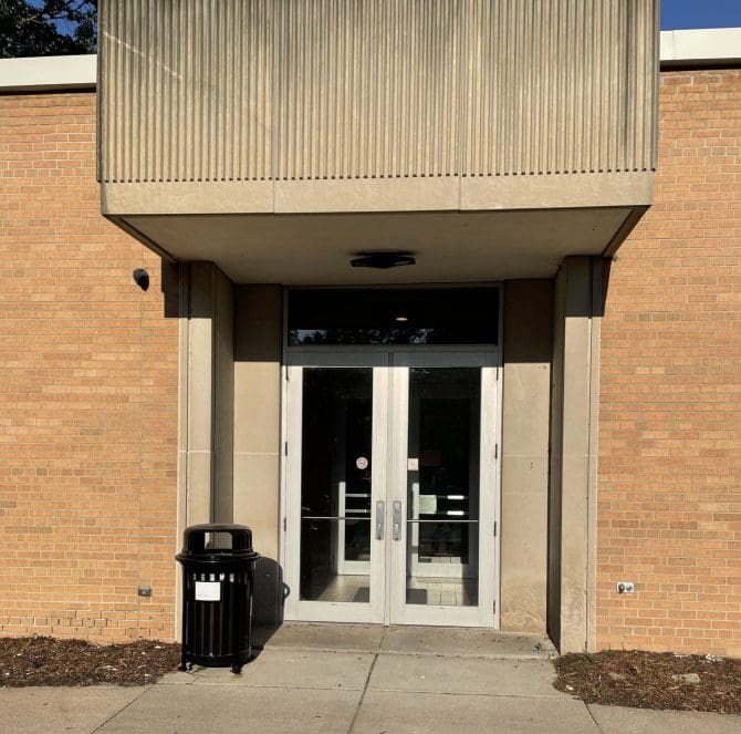 Facilities Update: Library Entrance Moved to North End Doors | East ...